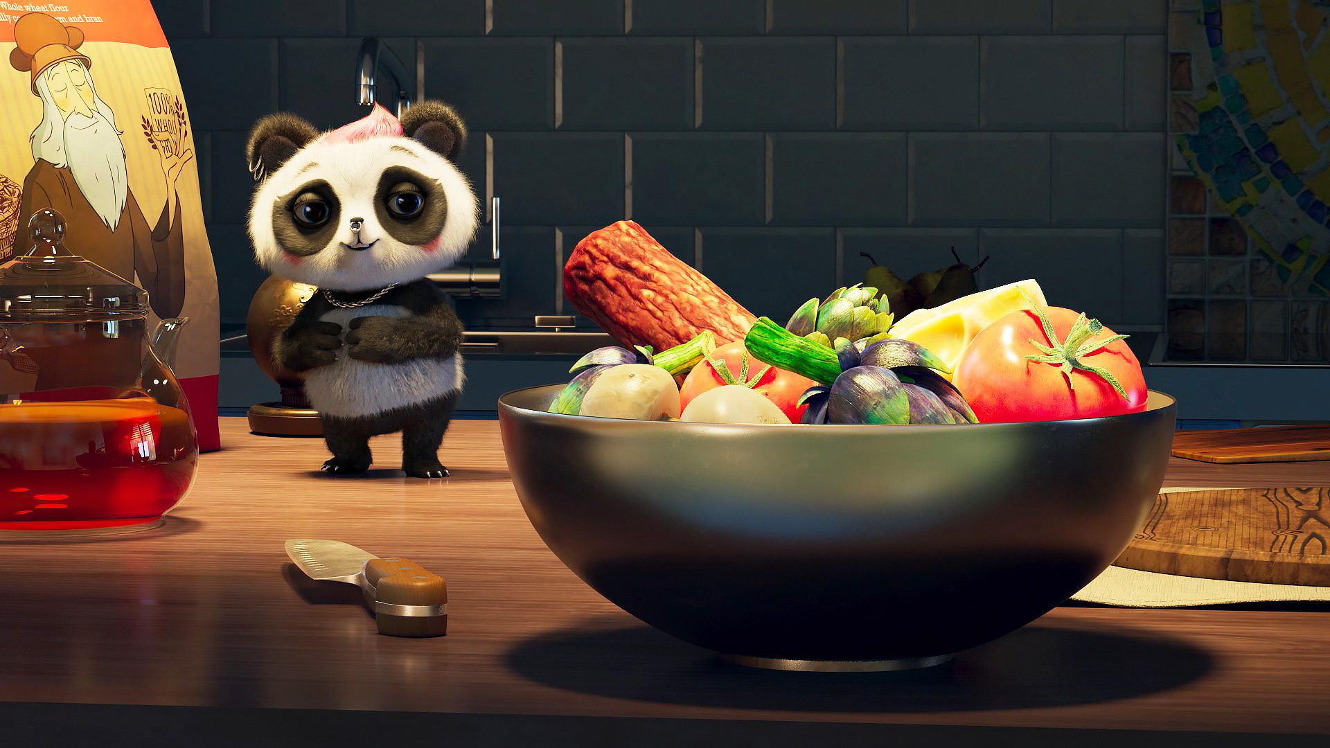 Пицца Да Винчи - Большая маленькая панда Фрайди смотреть онлайн